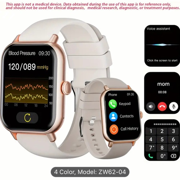 Wearables | Smartwatch With Health Monitoring Rose Gold | Poshmark